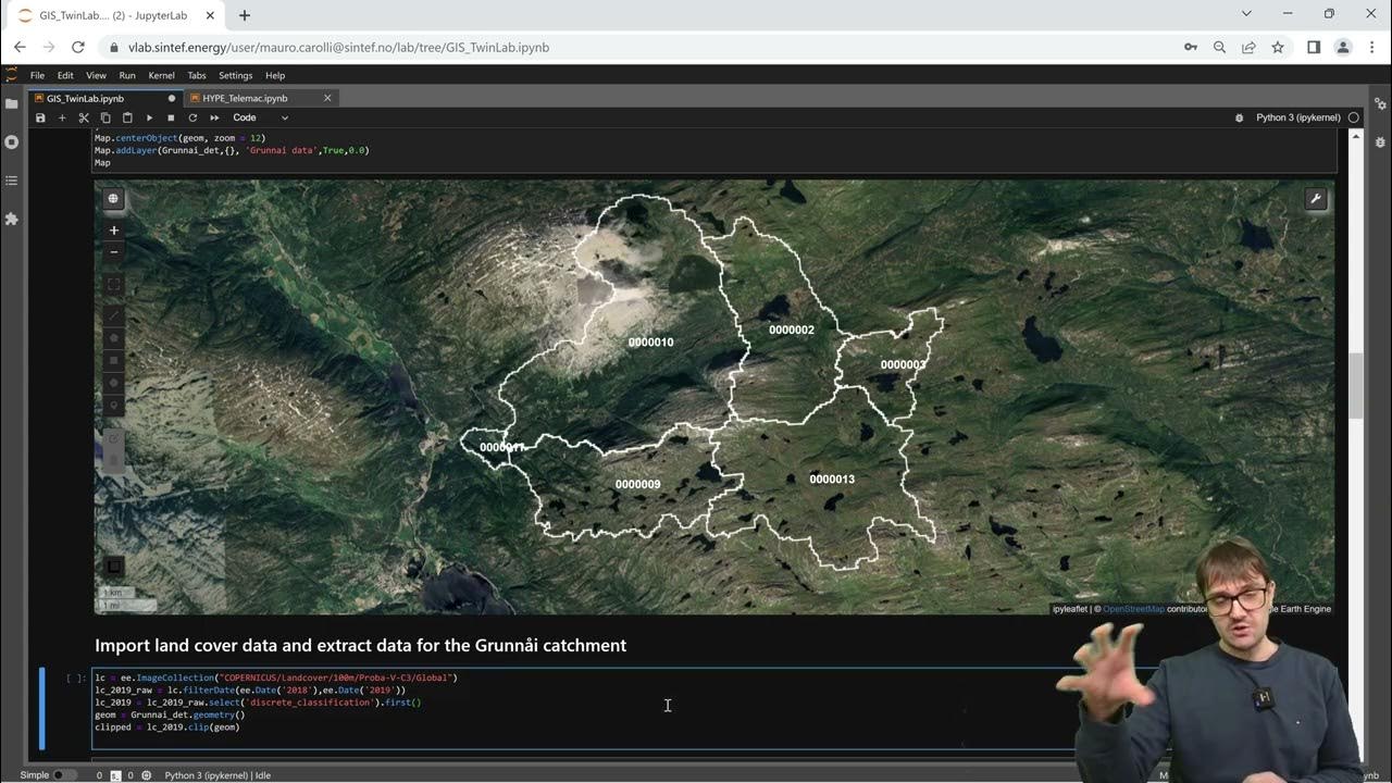 TwinLab - Implementing google earth engine - YouTube