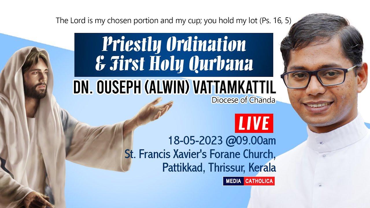 Dn. Ouseph (Alwin) Vattamkattil (Chanda)🔴Priestly Ordination | Pattikad ...