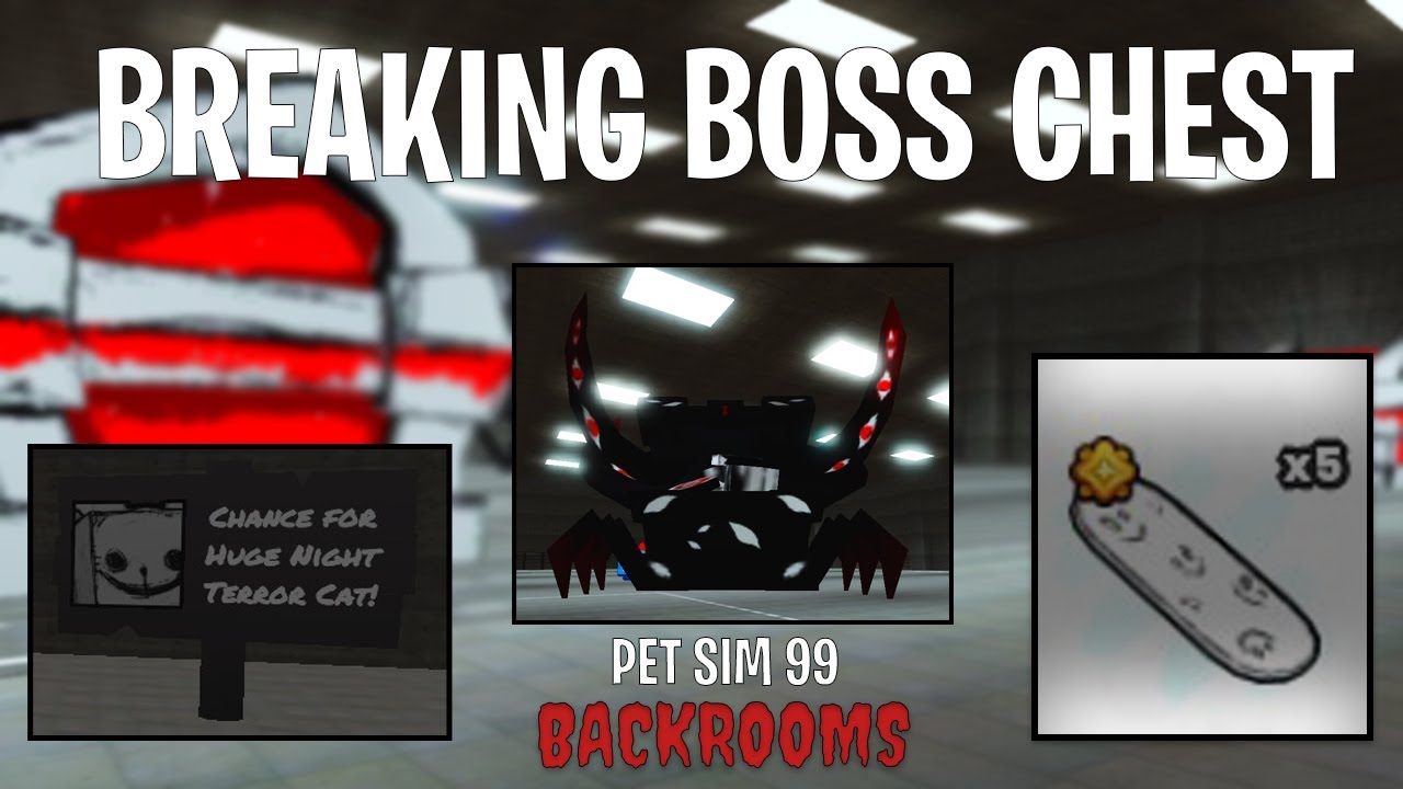 🎁BREAKING THE BACKROOM BOSS CHEST🎁PET SIMULATOR 99 - YouTube