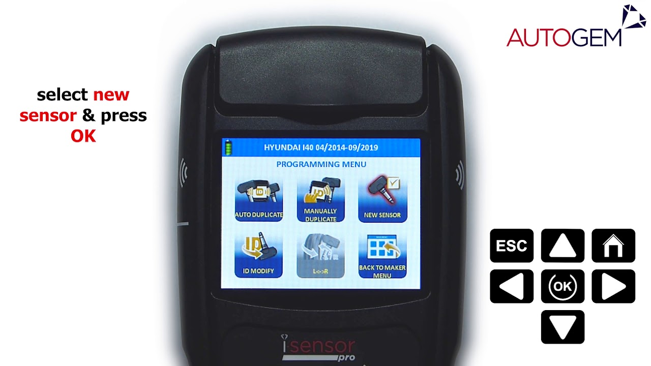 Making New TPMS Sensors with New IDs Using Autogem's i sensor Pro tool ...