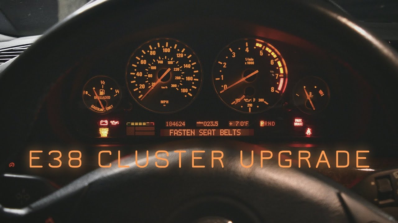 BMW 7 Series (E38) gets a BMW M5 cluster! - YouTube
