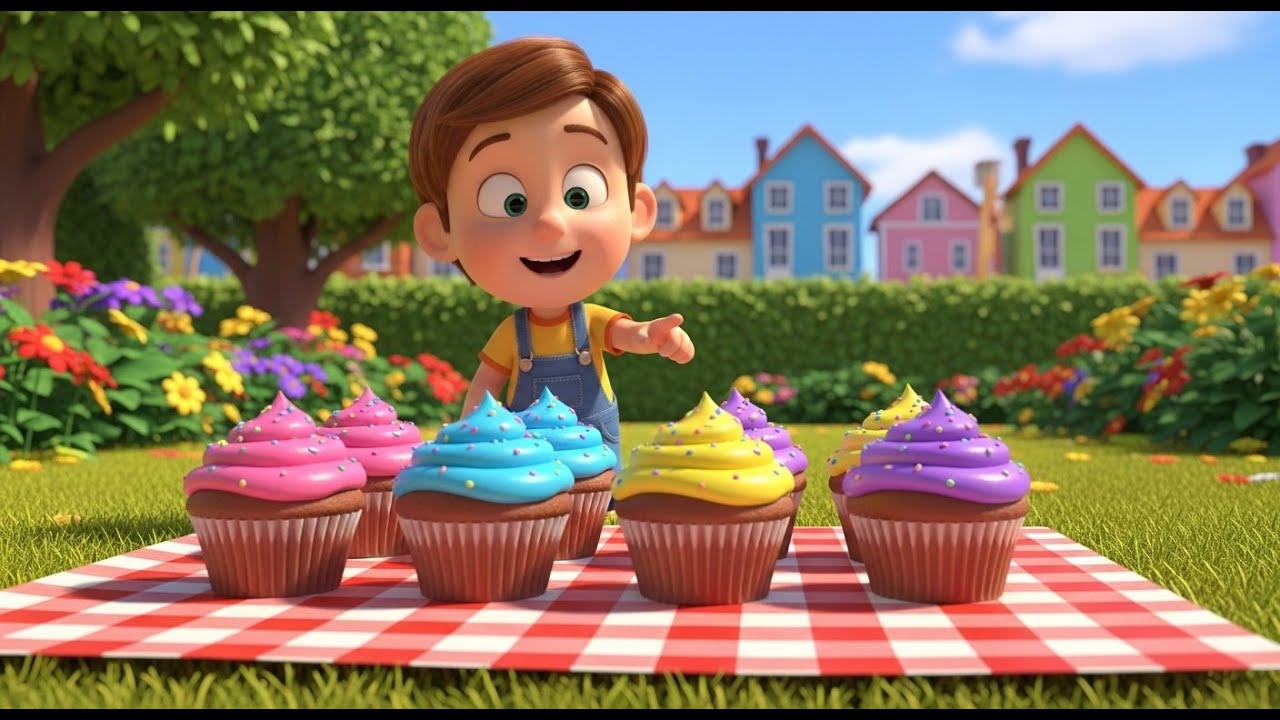 Counting Cupcakes at the Party | Fun Numbers and Learning Song for Kids ...