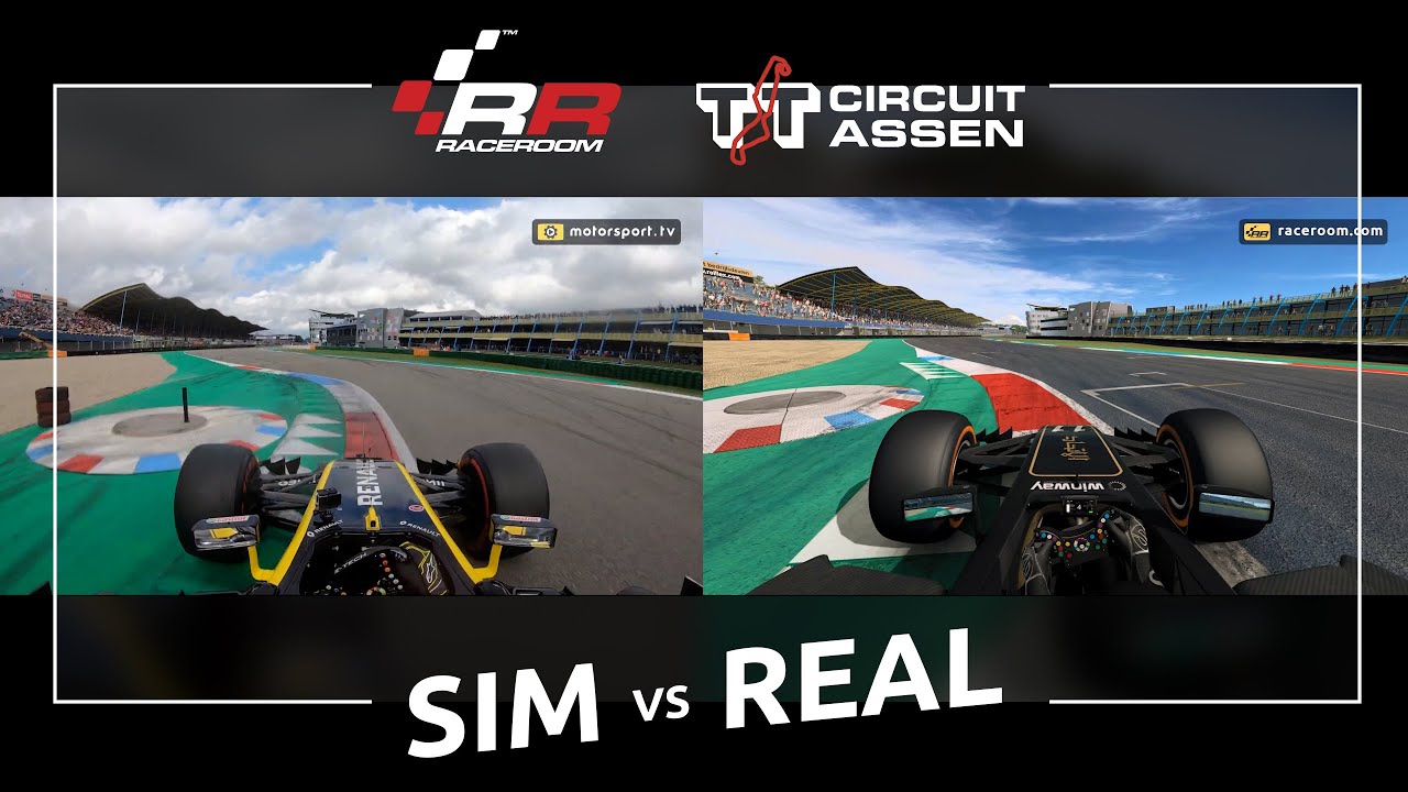 TT CIRCUIT ASSEN - Sim vs Real - YouTube