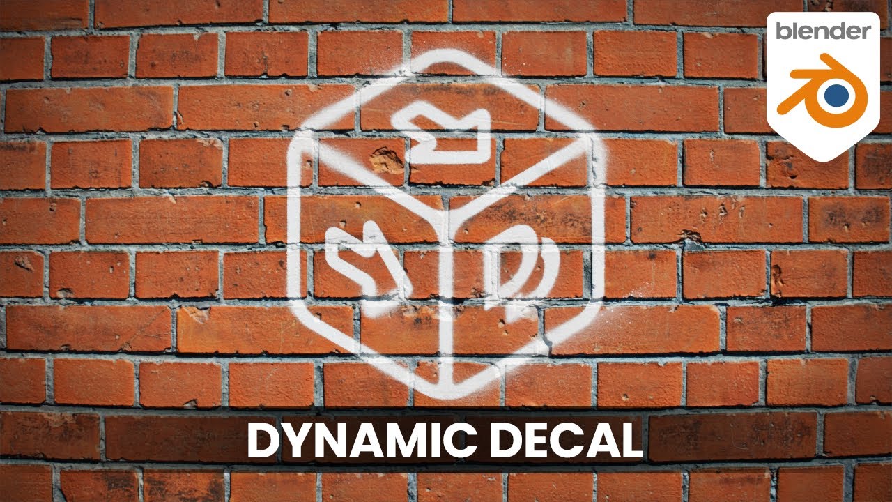 Dynamic Decal - Decal System for Blender - YouTube