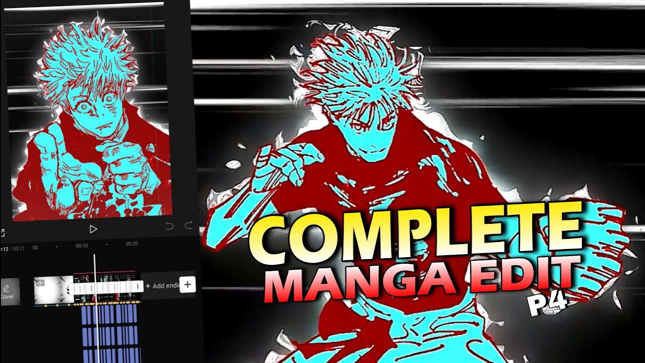How to make the Best Manga Edit Tutorial on Capcut - YouTube
