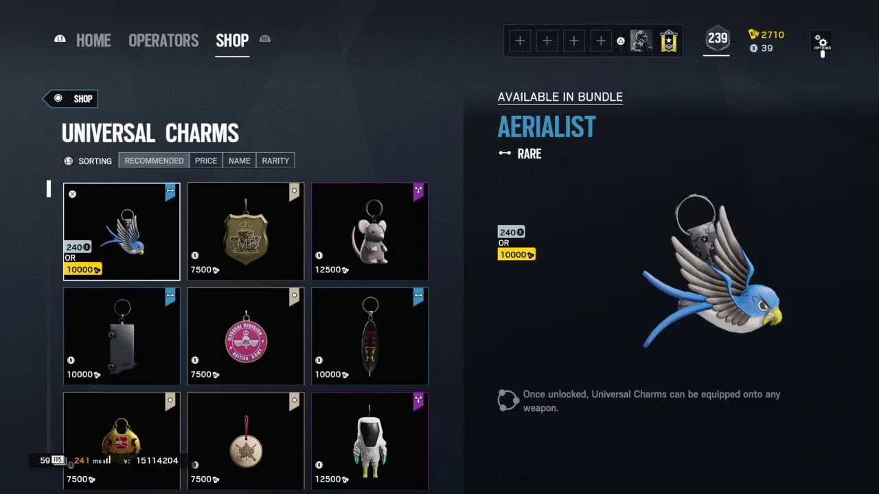 R6 How to get Iceycat charm (1 renown) - YouTube