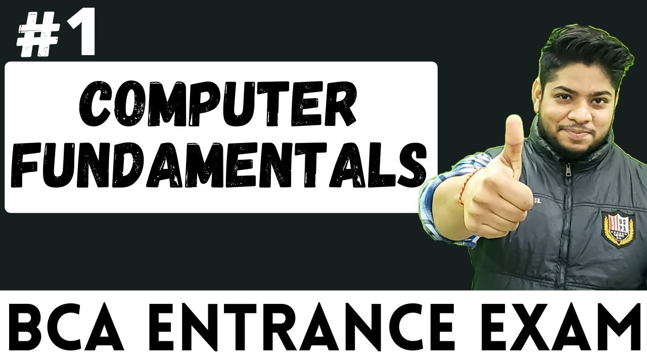 Computer fundamentals BCA entrance exam preparation after class 12th ...
