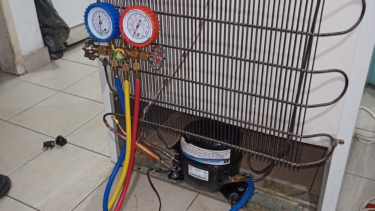 Como instalar compresor de nevera desde cero. (Explicación extendida y ...