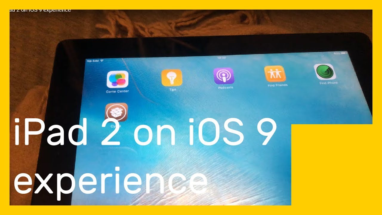 iPad 2 on iOS 9 experience - YouTube