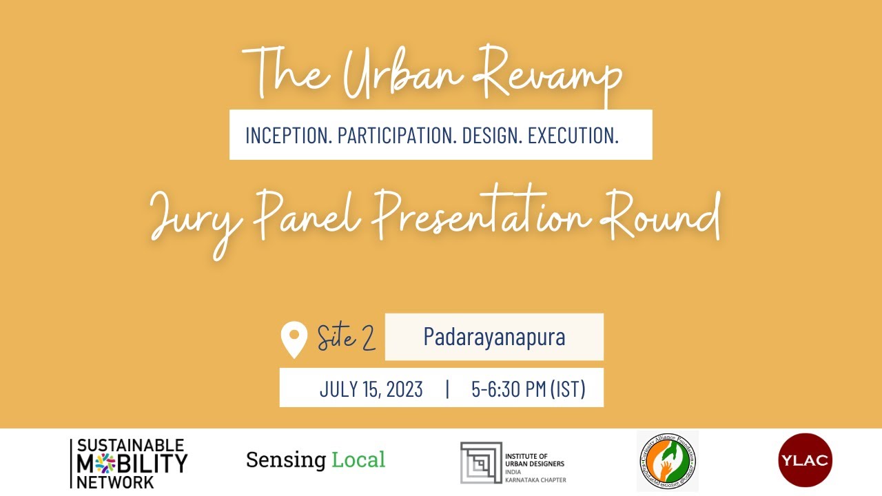 Urban Revamp Design Challenge - Jury Panel Round – Padarayanapura - YouTube