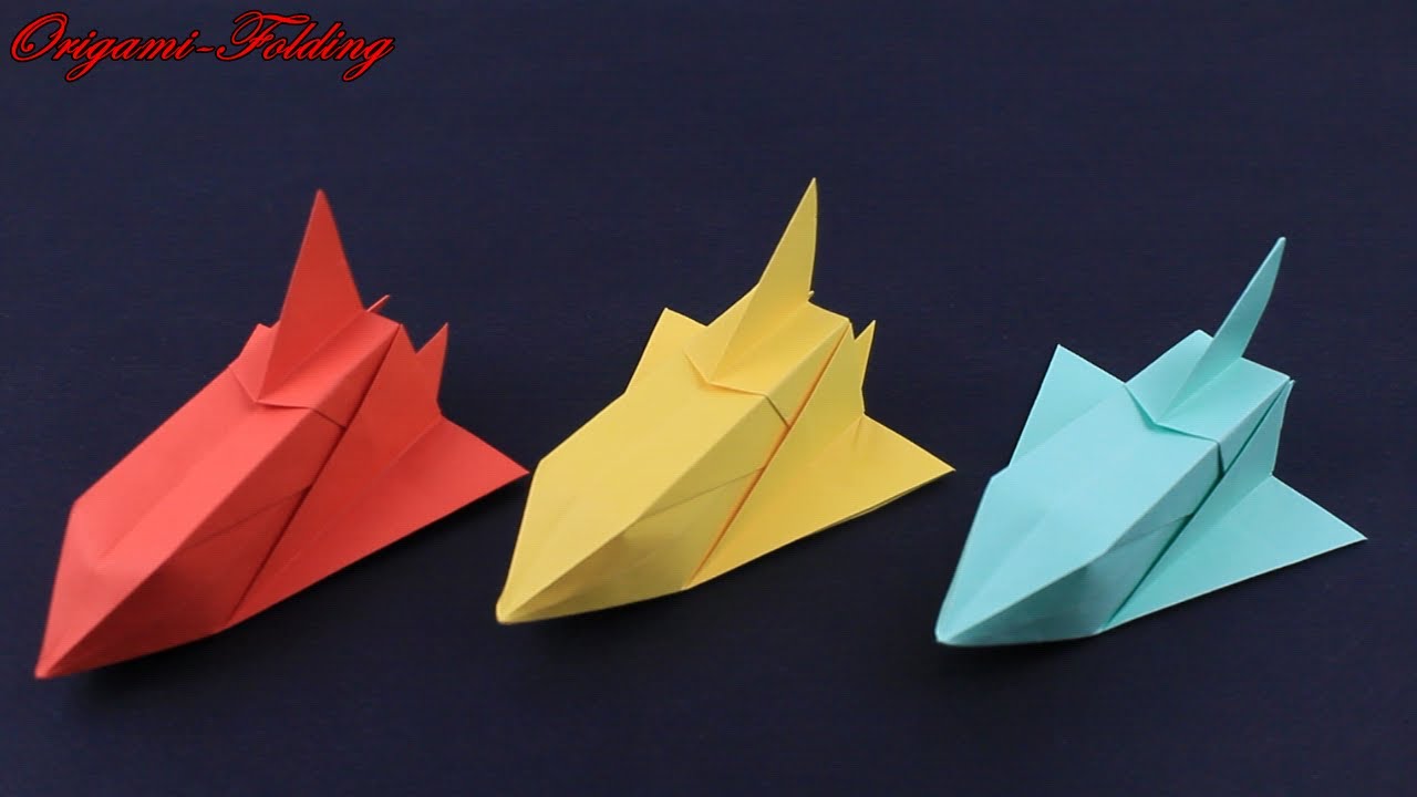 How to make a space shuttle out of paper - YouTube