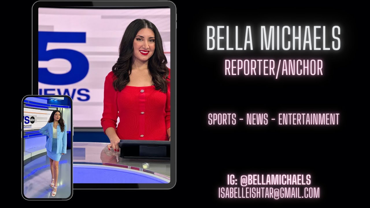 Bella Michaels Sports Anchor/Reporter Reel 2023 - YouTube
