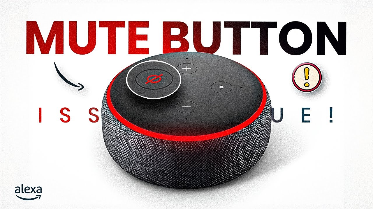How to Fix the Red Ring on Amazon Echo Alexa | Mute Button Issues - YouTube