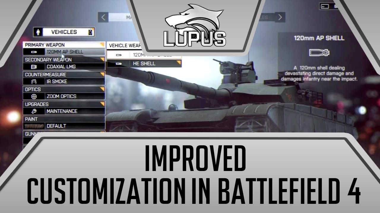 Let's Talk Battlefield 4 #15: Customization in BF4 (Battlefield 3 ...