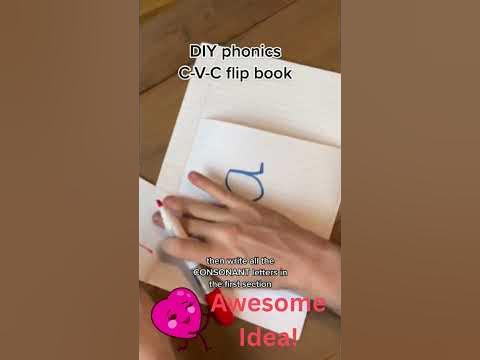 DIY CVC phonics flip book idea - YouTube