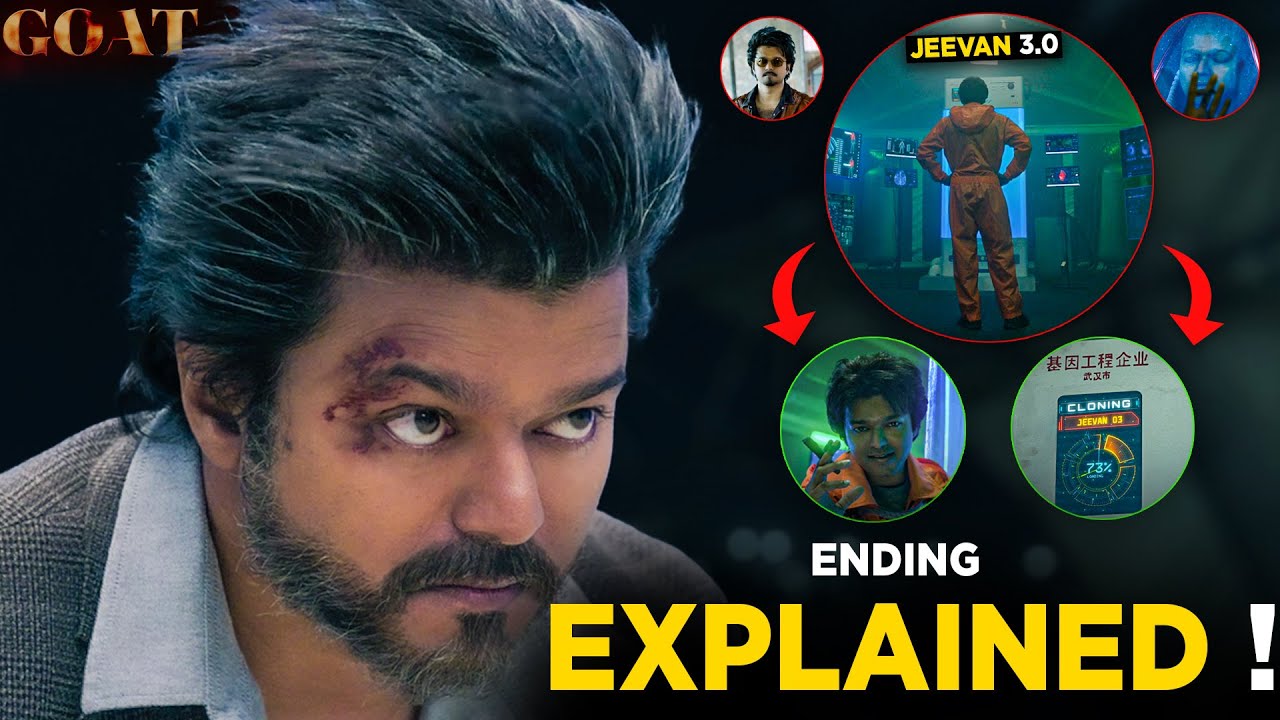 GOAT Movie Ending & POST Credit Scene Explained! Jeevan 3.0 Loading ...