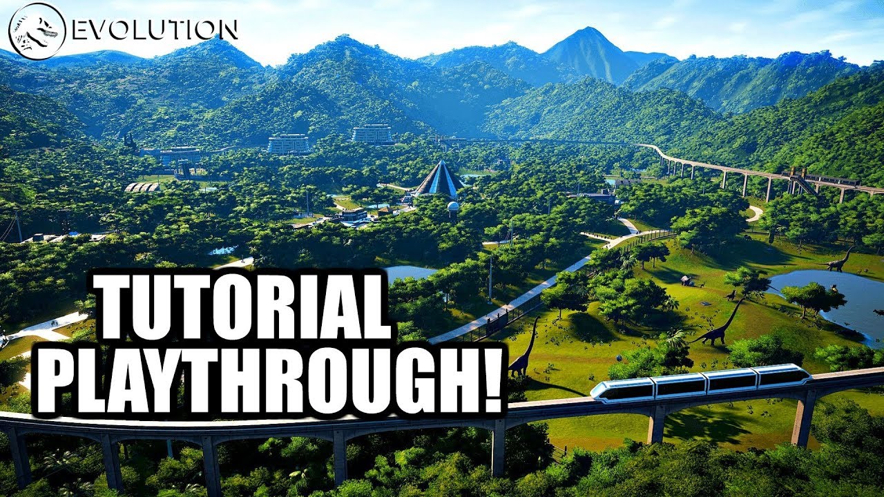 TUTORIAL PLAYTHROUGH! (Jurassic World Evolution) OUR PLAY STYLE ...