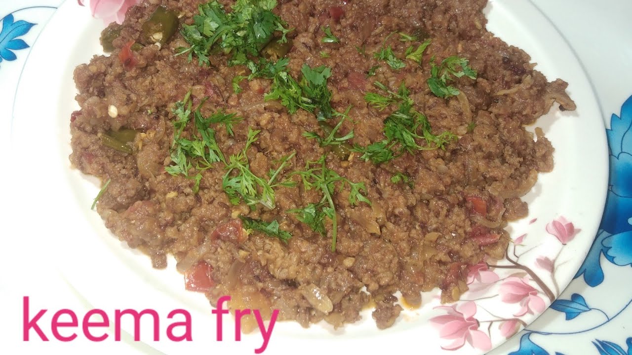 keema fry/quick and easy /mutton keema recipe - YouTube