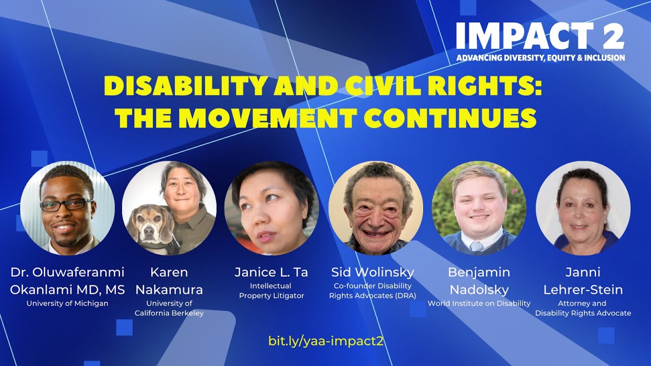 Disability and Civil Rights: The Movement Continues - YouTube