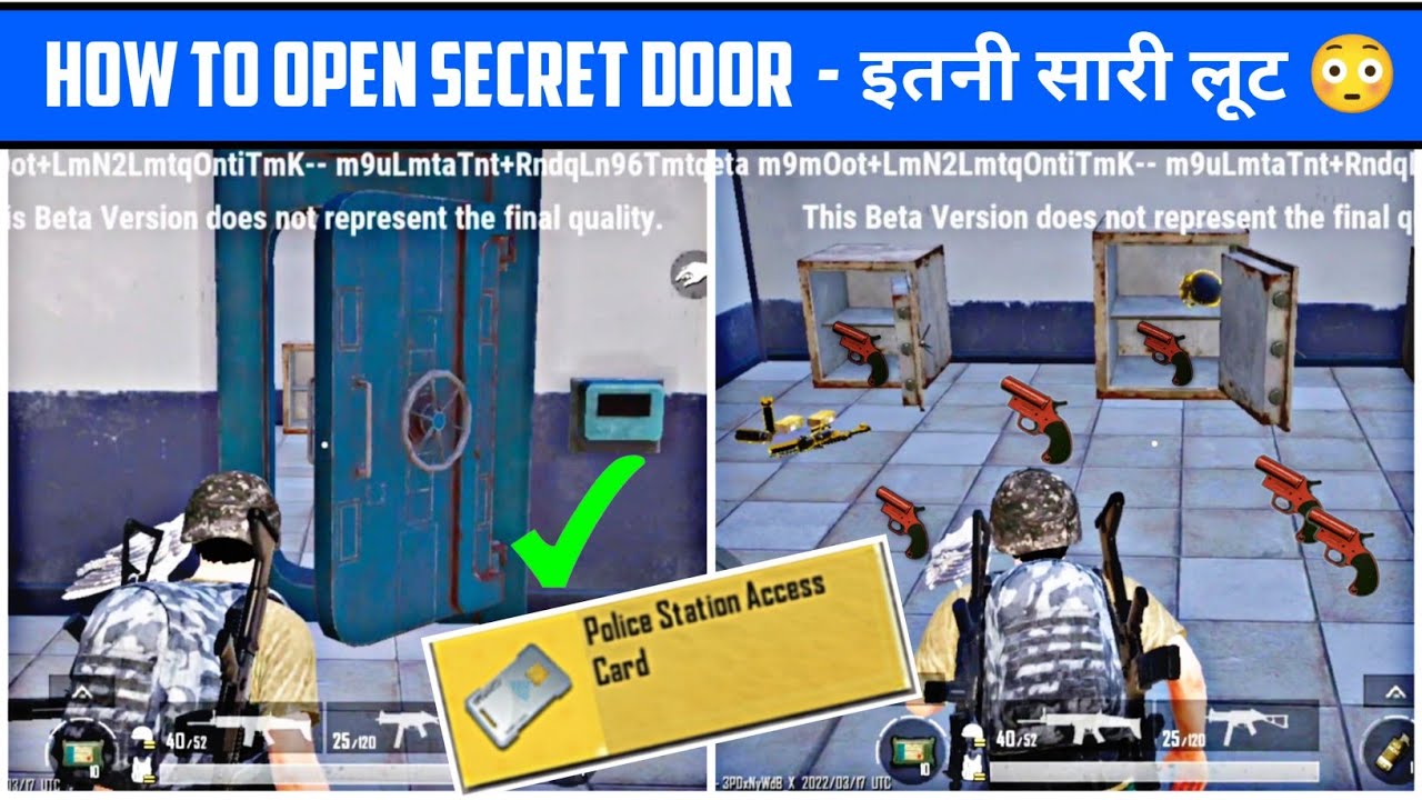 How to open secret door | Police station secret door | New building in ...