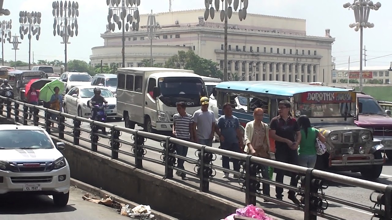 File footage - MacArthur Bridge, Pasig River (Santa Cruz, Manila; 11-07 ...