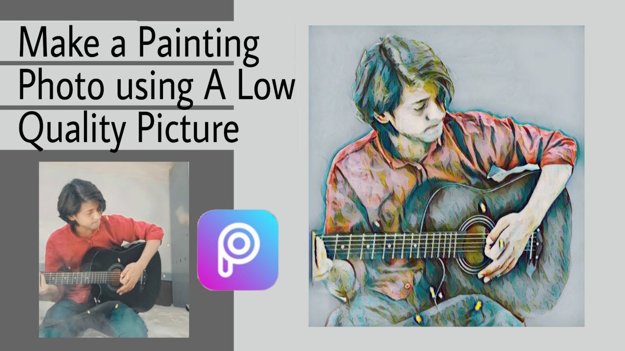 PicArt Painting Photo Editing Tutorial 2021 || PicArt Photo Editing ...