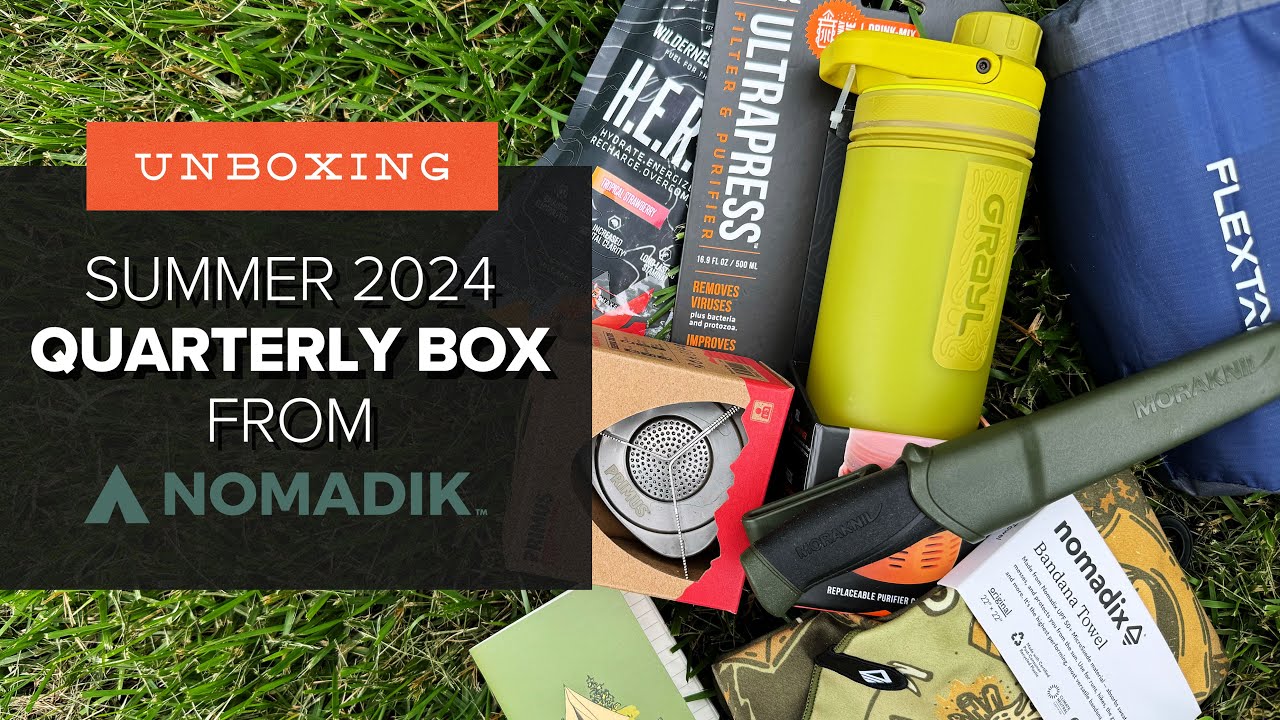 Unboxing the Summer 2024 Summer Basecamp QUARTERLY Box from Nomadik ...