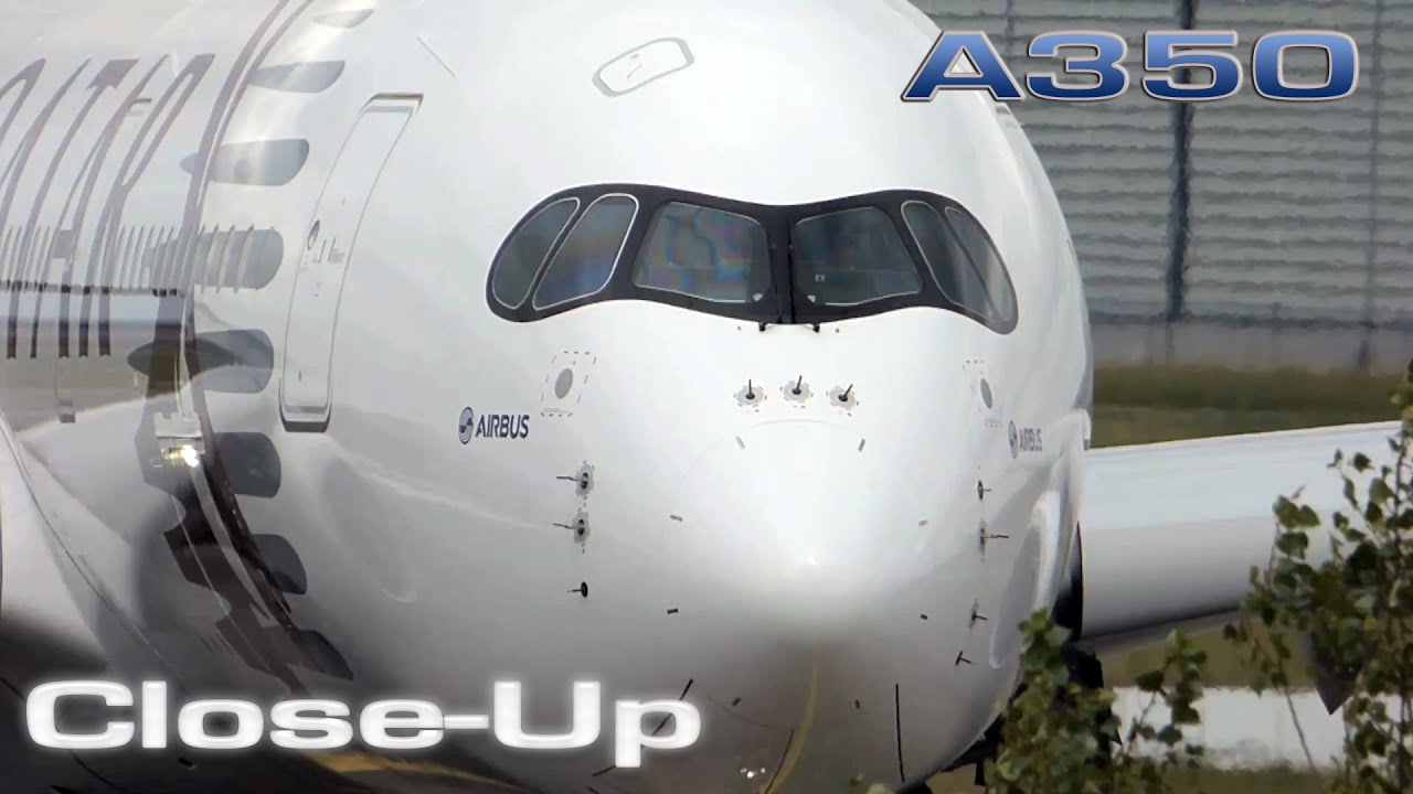 AIRBUS A350 XWB Qatar Close Up - YouTube
