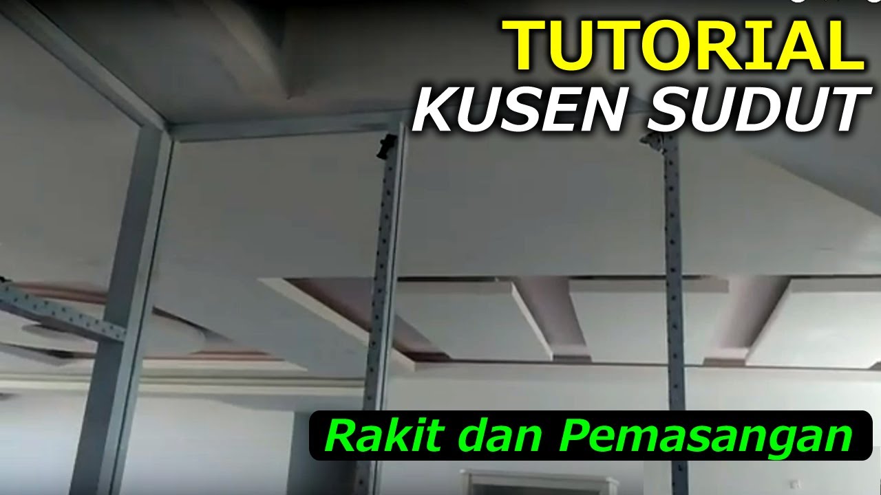 Cara Membuat Kusen Sudut Aluminium - Kusen Siku - YouTube