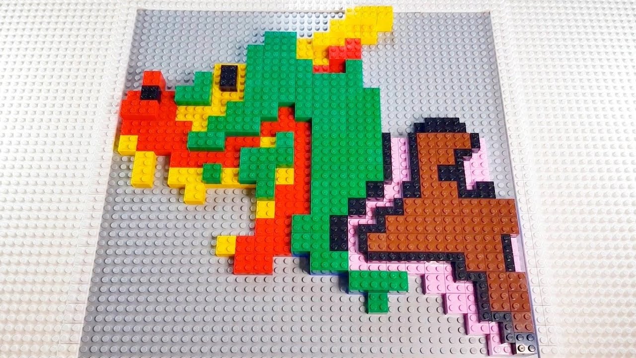 Lego Freestyle 8-Bit Bowser - Mario's rival - YouTube