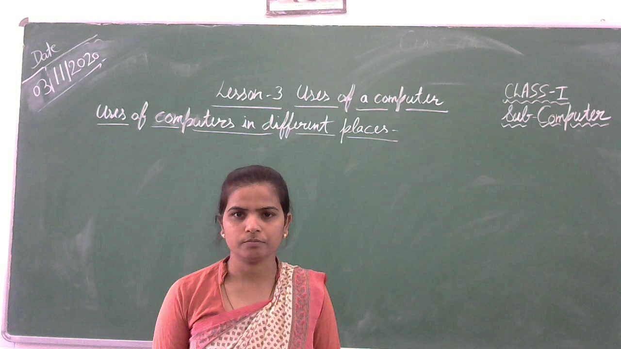 Class-1/Computer/Uses of computers in different places - YouTube