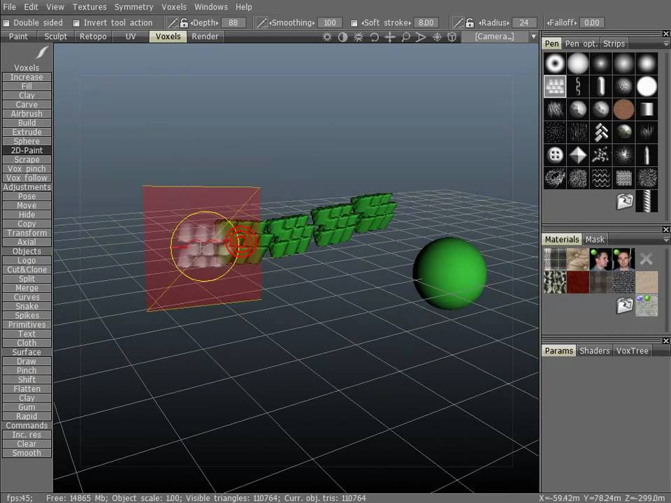 3D-Coat - Voxel 2D Paint - YouTube