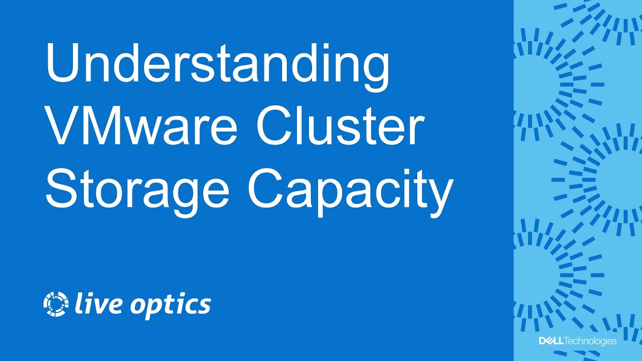 Understanding Storage Capacity on VMware Clusters - YouTube
