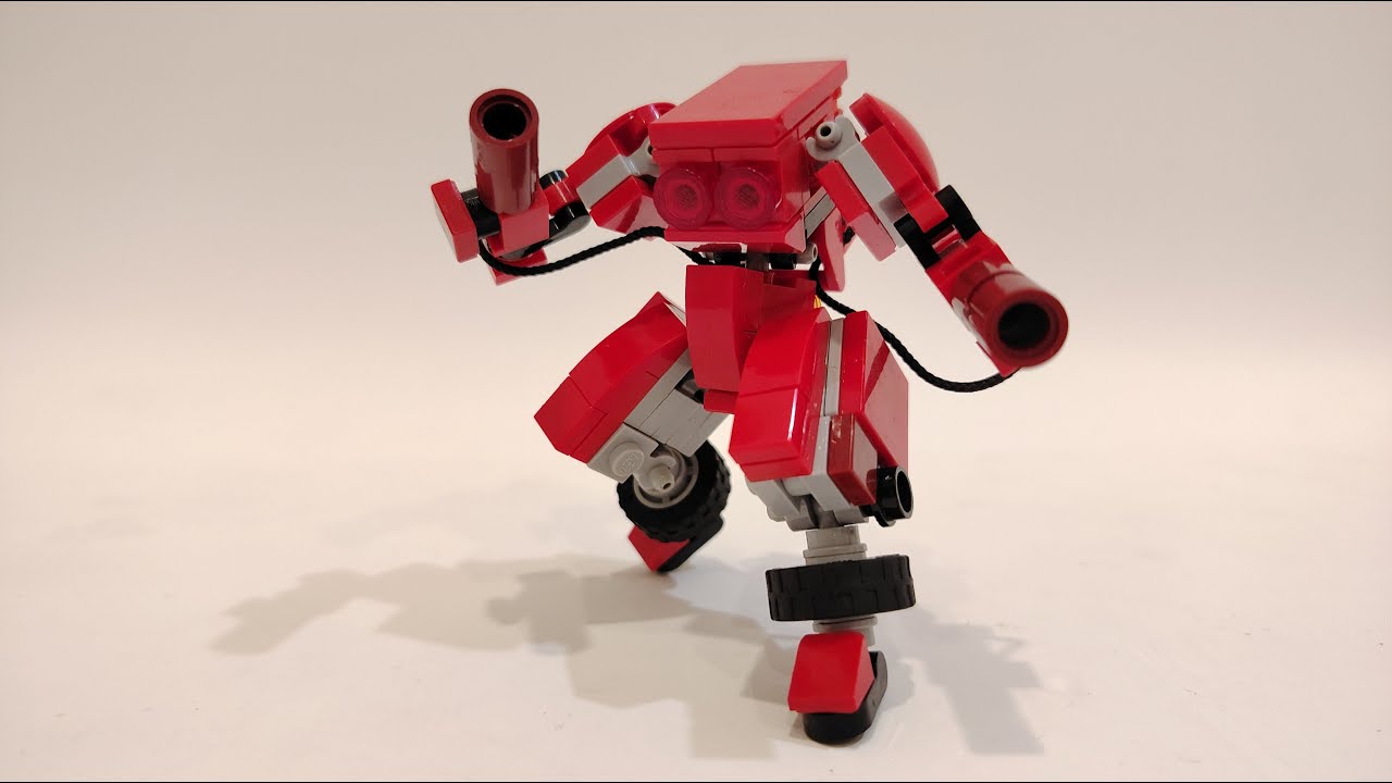 Mini Lego Mech-Fire Spirit (showing and explaining) - YouTube