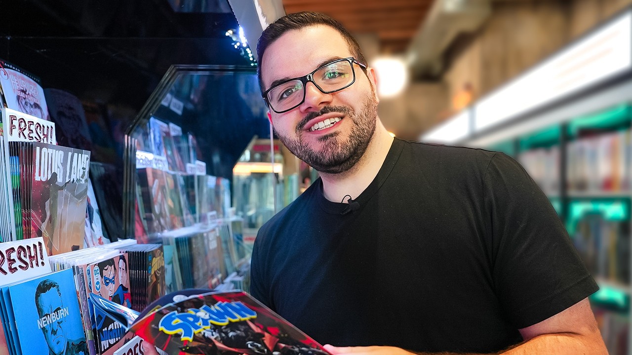 Exploring the Coolest Comic Book Shop Ever! (With a Secret) - YouTube