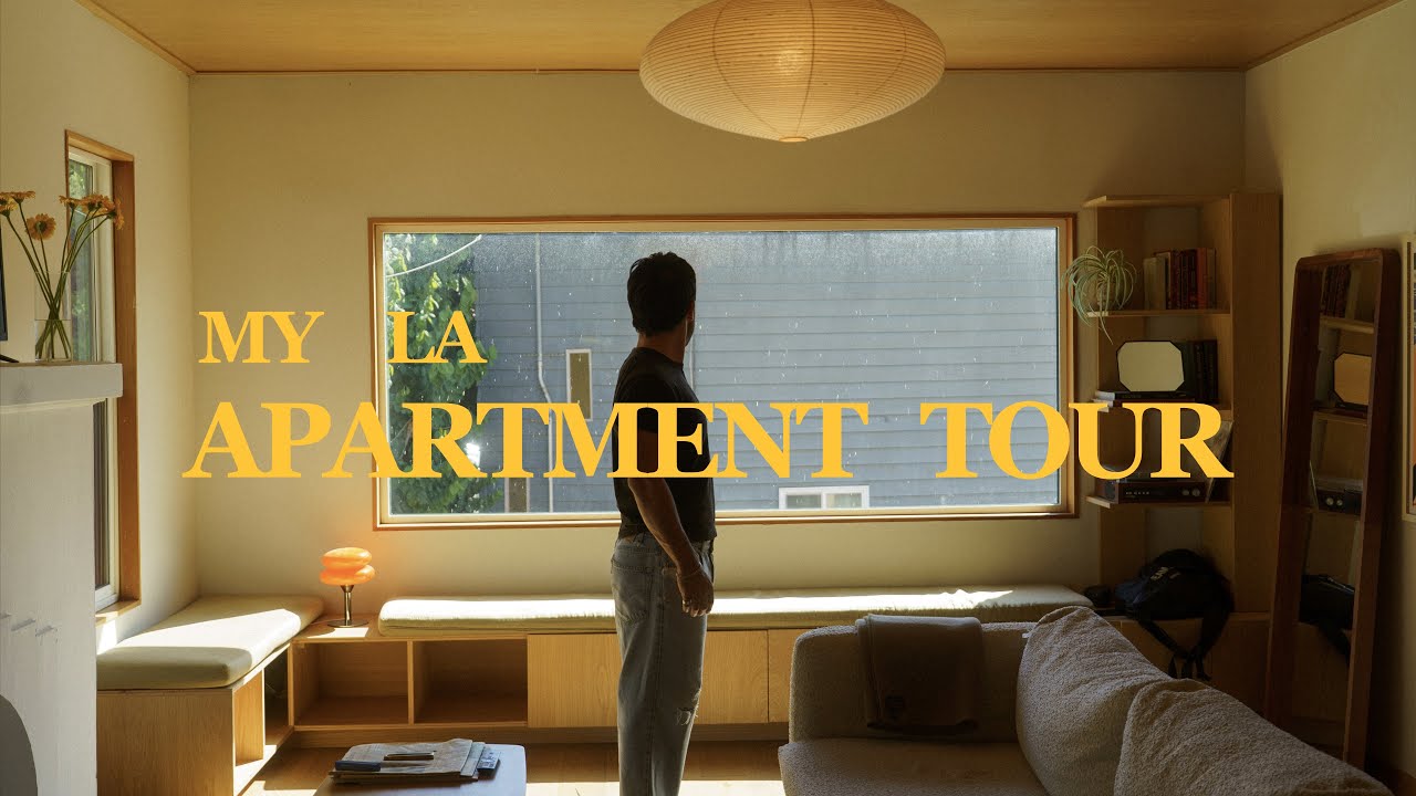 LA Apartment Tour | Cozy Mid-Century Modern Boy Apartment Vibes - YouTube