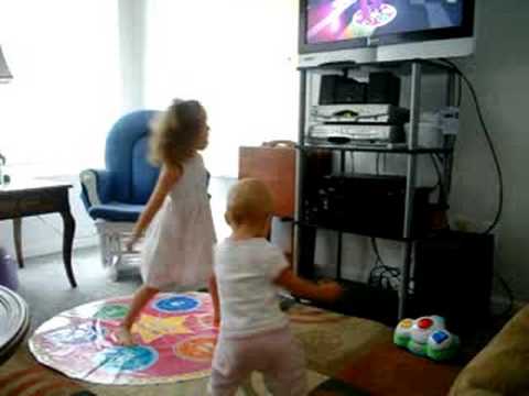 Addy & Mak dancing to Bella Dancerella - YouTube