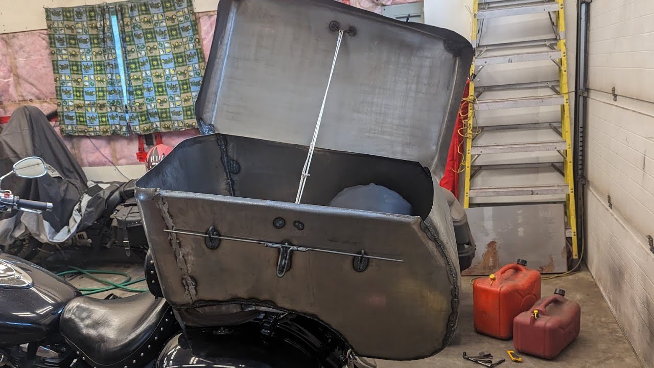 Making A Large Touring Trunk For A Motorcycle ( The Big Ugly Box ...
