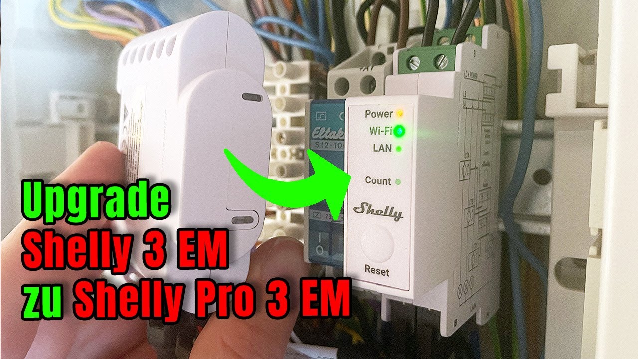 Shelly Pro 3 EM, Test, Einbau und Einrichtung - YouTube