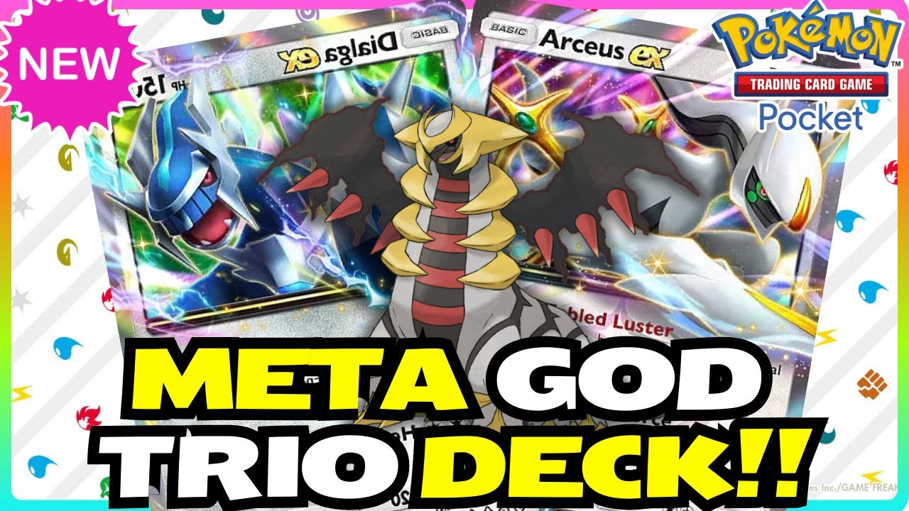 POTENTIAL NEW META! THE TRIO GODS OF POKEMON! Dialga, Arceus and ...