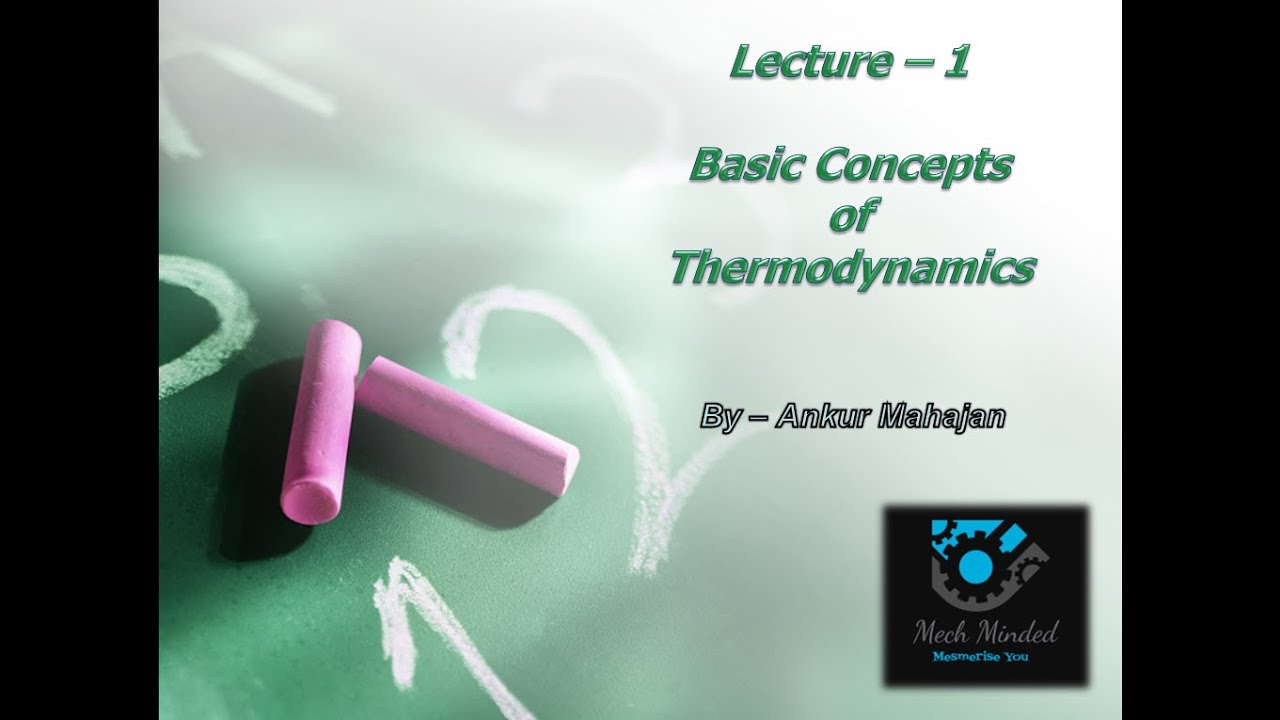 Basic Concepts of thermodynamics (Part 1) - YouTube
