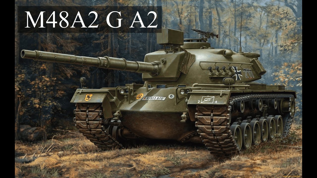 WAR THUNDER#M48A2 G A2 - YouTube