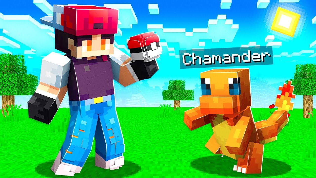 I Caught My FIRST POKEMON in Minecraft! - YouTube