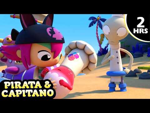 🌊🚢 Pirata y Capitano | El Concurso De Los Coucis Platillos | Dibujos animados en español