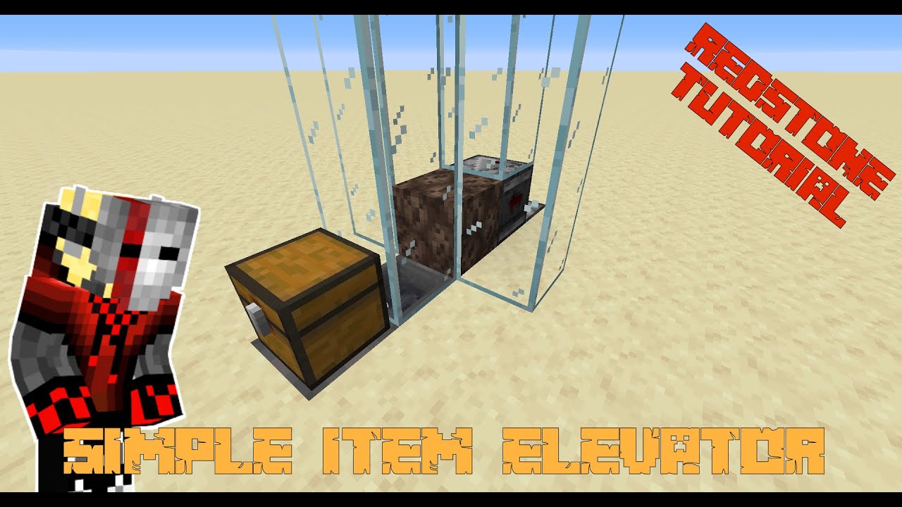 MInecraft 1 16 Item Elevator Redstone Tutorial - YouTube