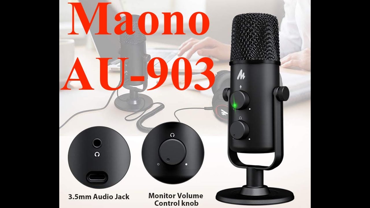 Maono AU-903 Portable USB Microphone | Maono Fairy | Unboxing (Part - 1 ...
