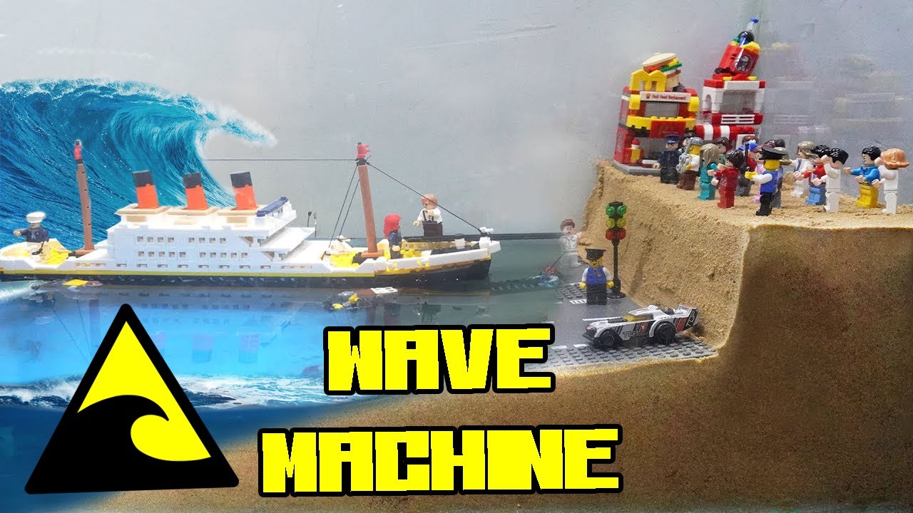 Dam Breach caused Wave Machine, Titanic Sink - Dam Breach Experiment ...
