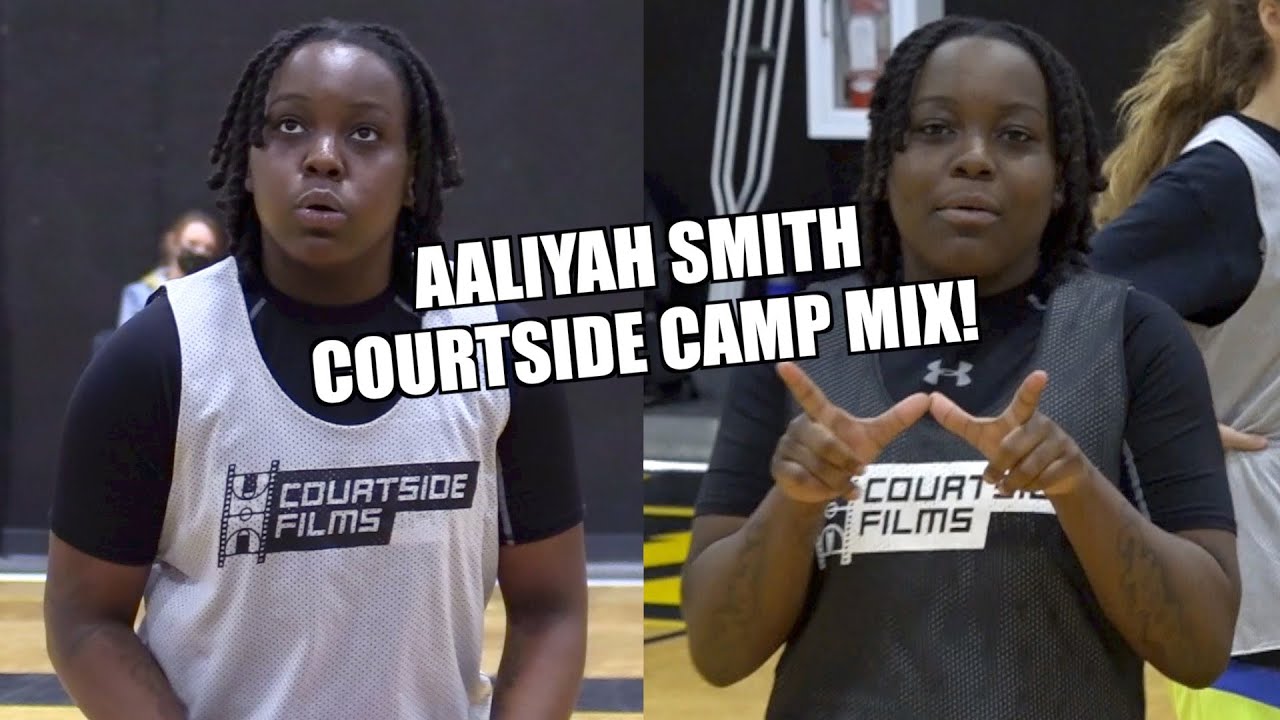 5-STAR PG Aaliyah Smith Courtside Camp Highlights! SWAGGIEST Player in ...