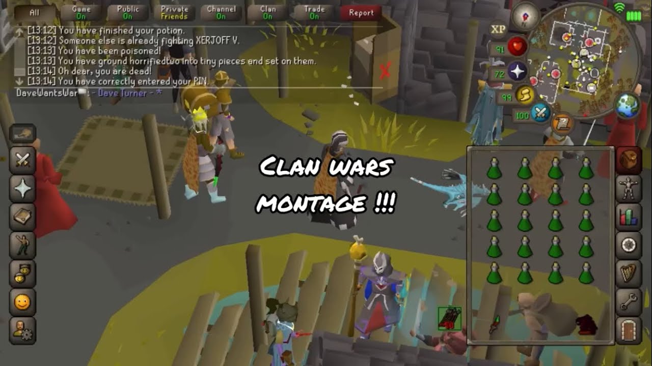 Osrs - Clan Wars Montage ! (PVP) - YouTube