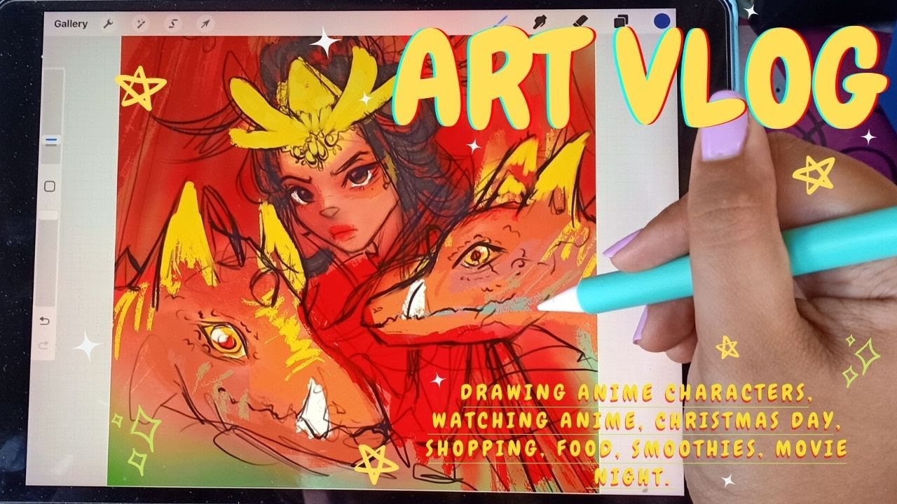 Drawing🎨 Watching Anime⭐ Shopping💜 Christmas Day🎄 Family Movie Night! 🍿 ...